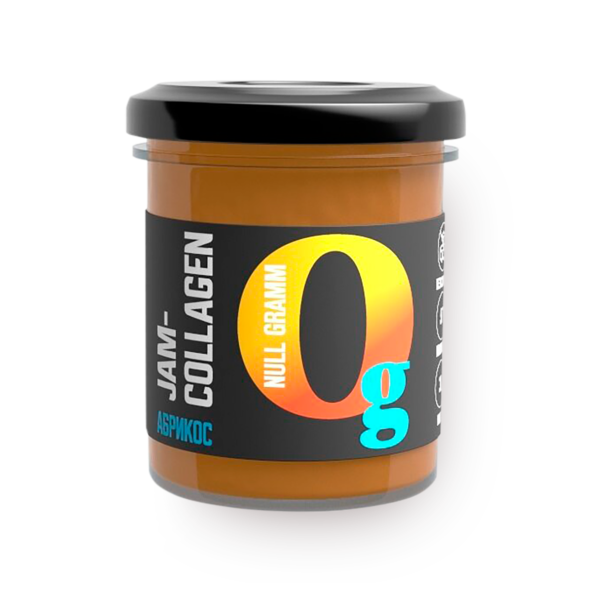 Джем "Ноль грамм", абрикос, низкокалорийный, с коллагеном, 1 шт