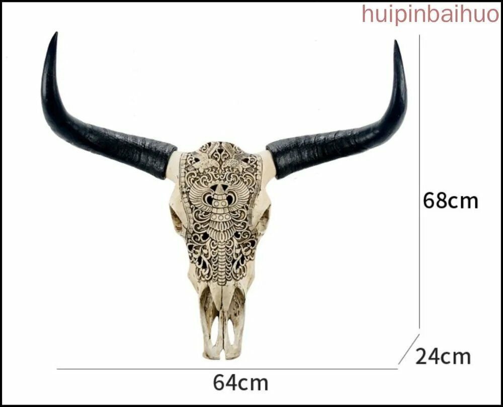 Хэллоуин имитация головы коровы, творческая скульптура из смолы