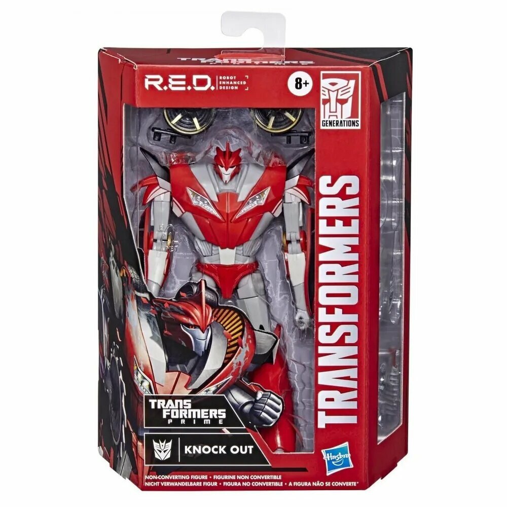 Трансформеры игрушки Robot Enhanced Design Transformers Prime R.E.D Knock Out 15cm