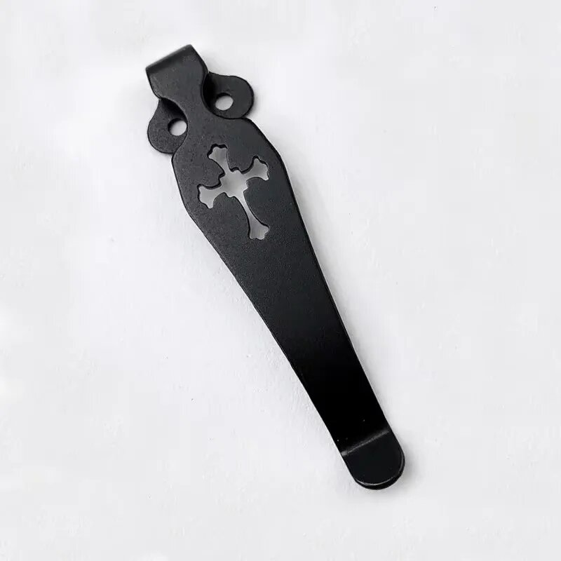 Зажим для ножа Spyderco Paramilitary 2 из титанового сплава Черный, C81 Type A