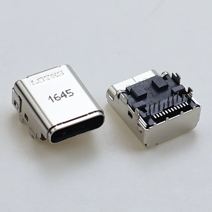 YuXi 2 шт. USB Type-C 24P разъемы, Цвет: A
