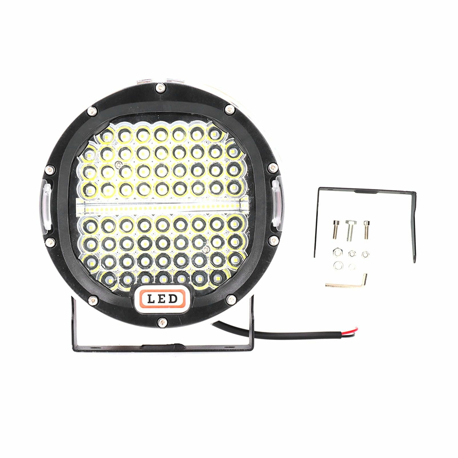 Прожектор 300W 7 дюймов круглый 30000LM 6000K с высокой яркостью IP68 водонепроницаемый