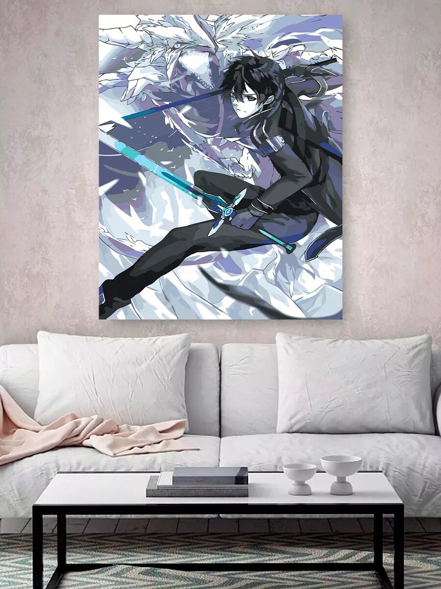 Картина по номерам Кирито