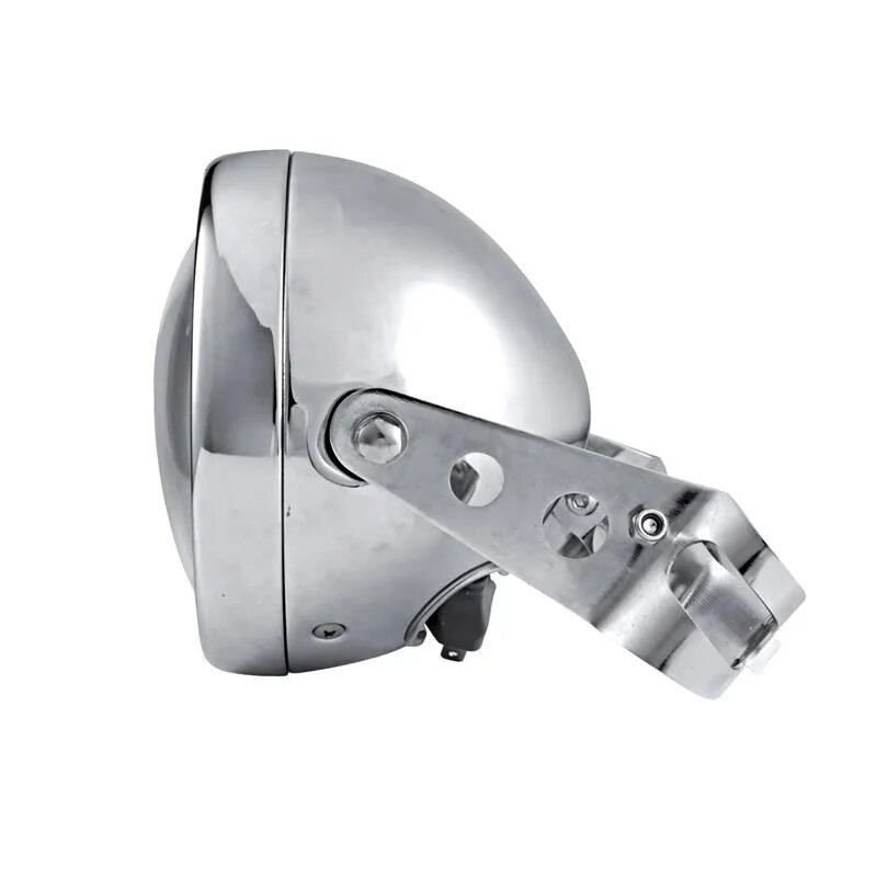 Универсальный кронштейн для светодиодной фары 5,75 дюйма, крепление для держателя ковша, кронштейн для Honda Shadow VT 600 VTX 1300, крепежные машины, Кафе Racer, silver