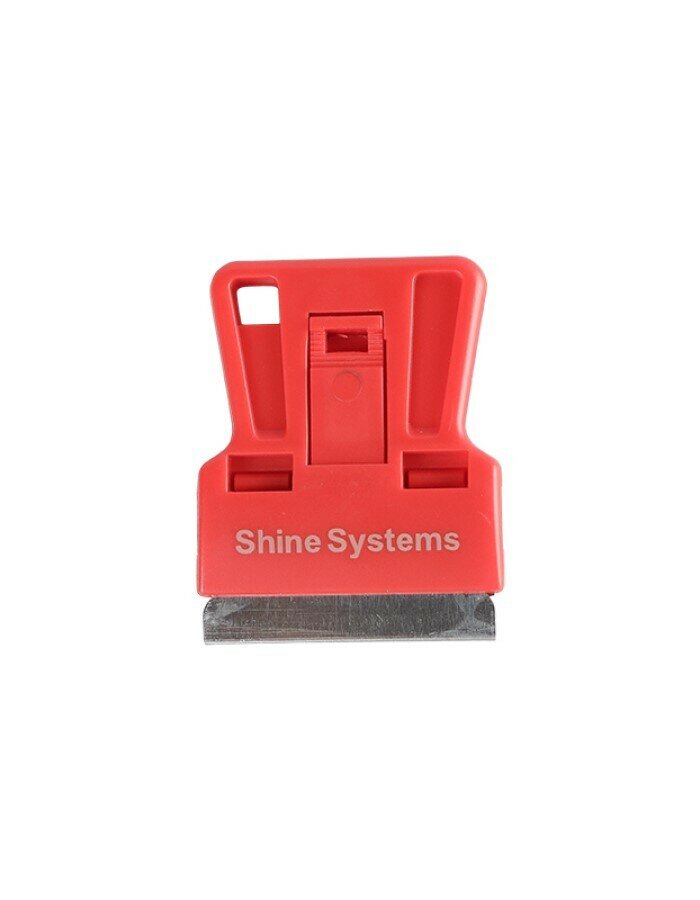 Shine Systems Скребок мини для лезвий красный 3,8см