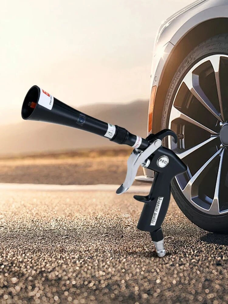 Воздушный пистолет для мойки автомобиля, инструмент для очистки салона автомобиля высокого давления, инструмент для выдувания пыли для бытовой техники, компьютеров, офисного оборудования