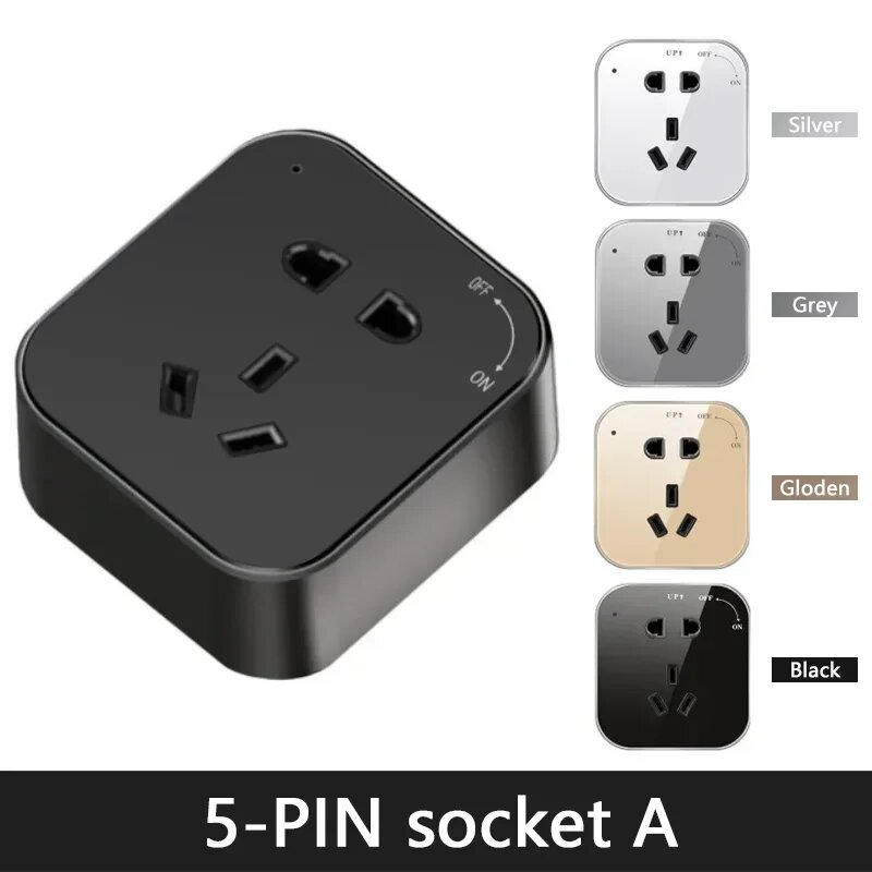 Встраиваемая электрическая трековая розетка, бытовая техника, Электрический переходник, розетка стандарта Великобритании, США, Австралии, ЕС, настенные розетки с Usb, SILVER, 110-250 В, GD22-5P, Embeded