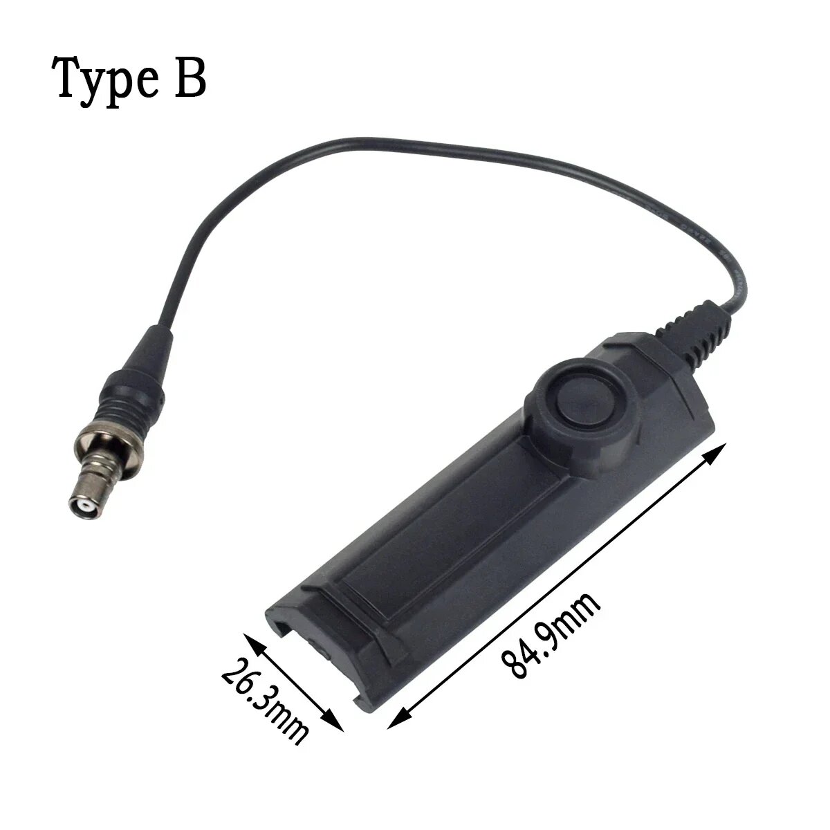 Тактический фонарь GeRuiLaite M300 черный алюминиевый