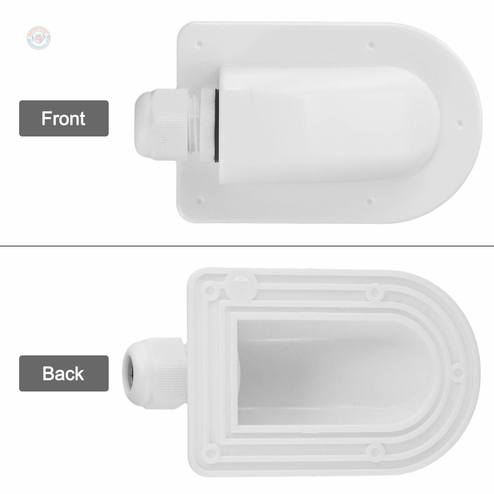 Коробка распределительная для ввода кабеля на крышу автодома, лодки, яхты, водонепроницаемая однопроводная клеммная коробка без сверления, белая