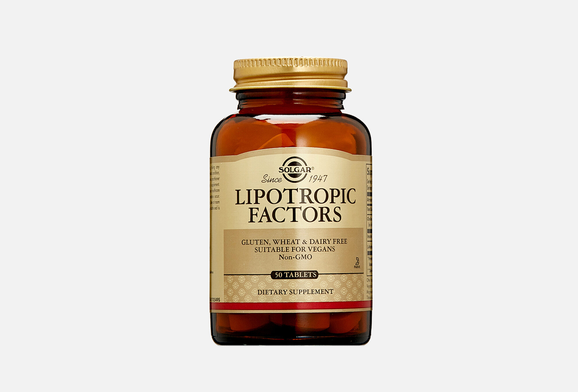 БАД для коррекции фигуры SOLGAR Lipotropic Factors в таблетках