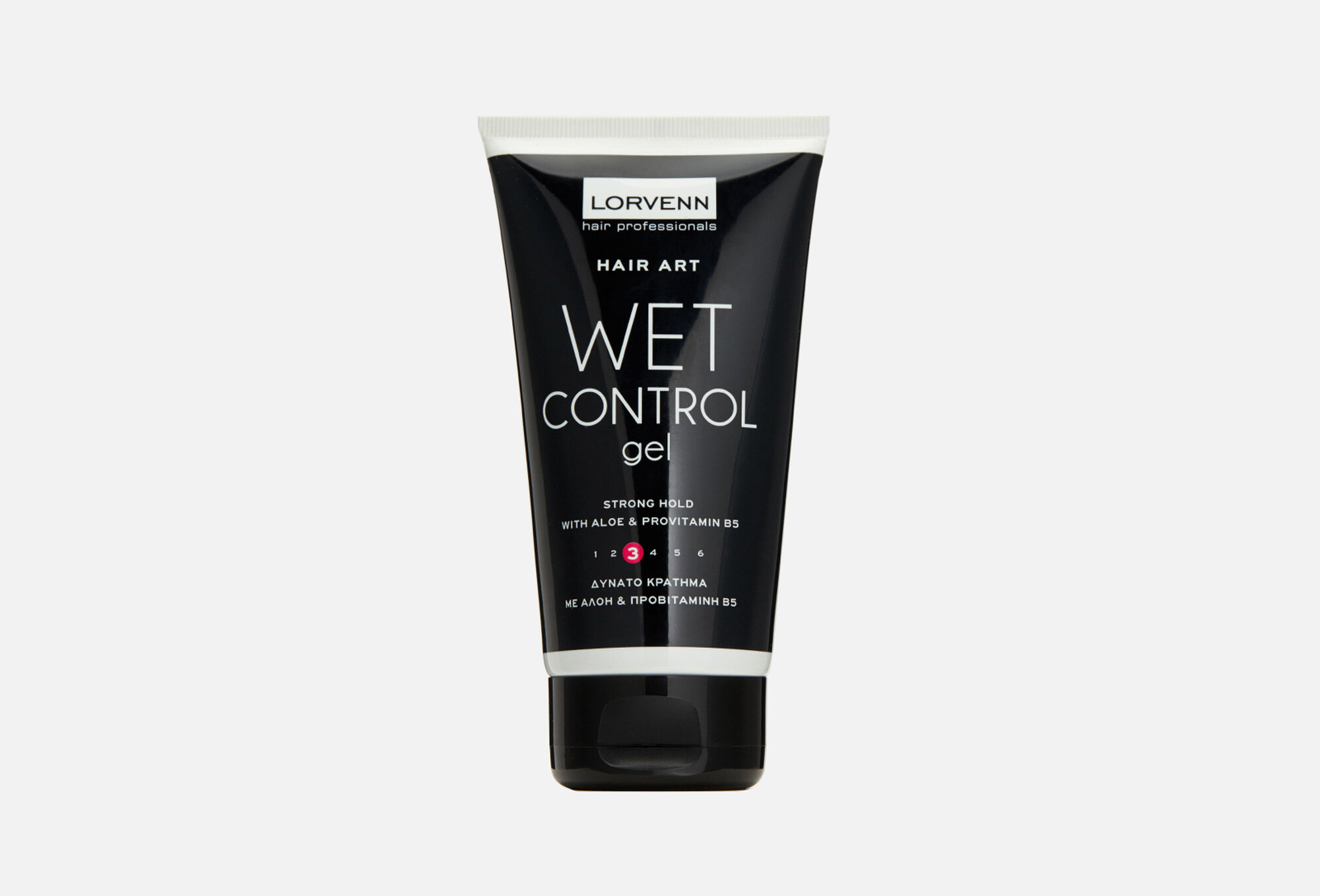 Гель для создания эффекта мокрых волос, сильной фиксации LORVENN WET CONTROL 150 мл