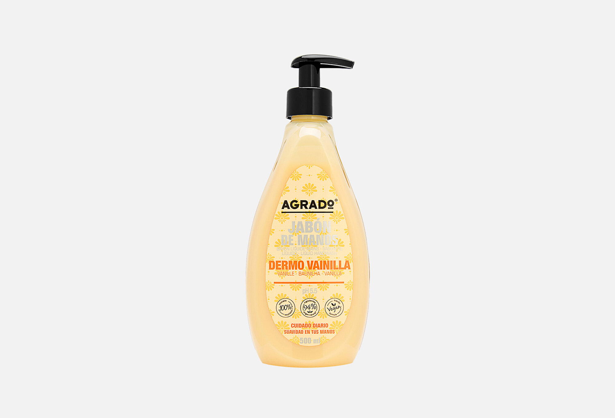 Жидкое мыло для рук AGRADO Vanilla 500 мл