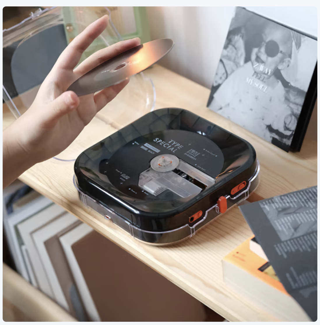 Проигрыватель компакт-дисков syitren R400 retro pure CD-плеер Проигрыватель альбомов компакт-дисков