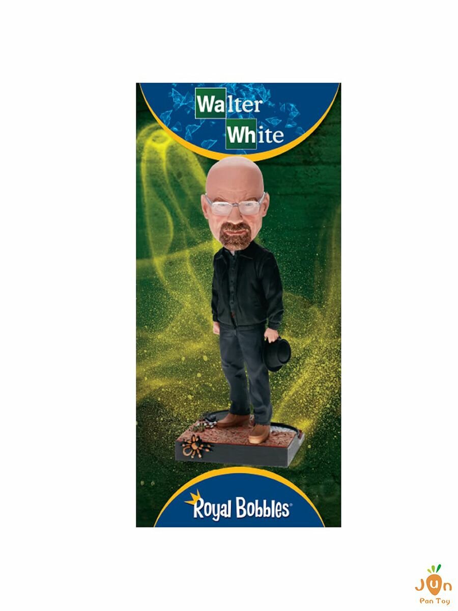 Фигурка Royal Bobbles Walter White / Детская коллекция игрушек, голова будет качаться, высотой 20 см, подойдет в качестве подарка на день рождения
