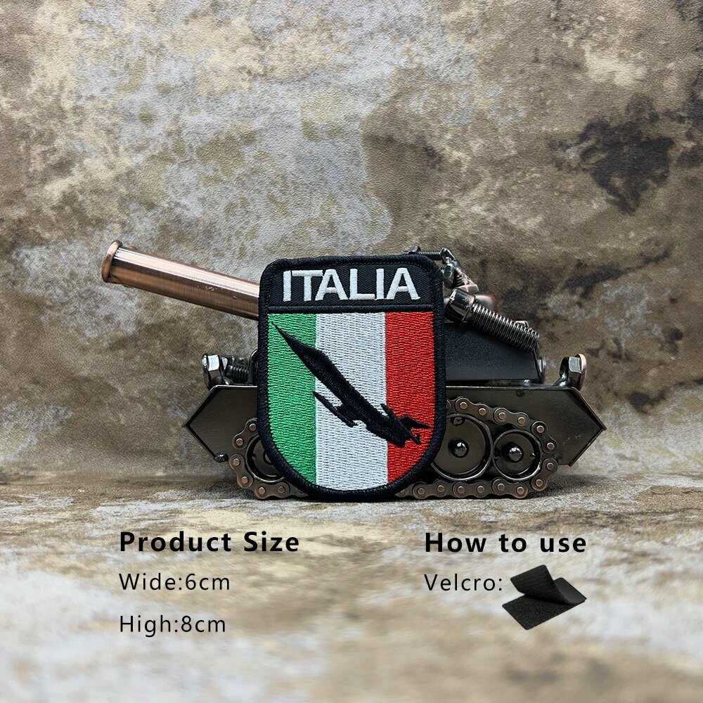 Aeronautica Militare tactical embroidery patches, exquisite and high-quality, used for clothing, back with hooks or iron on