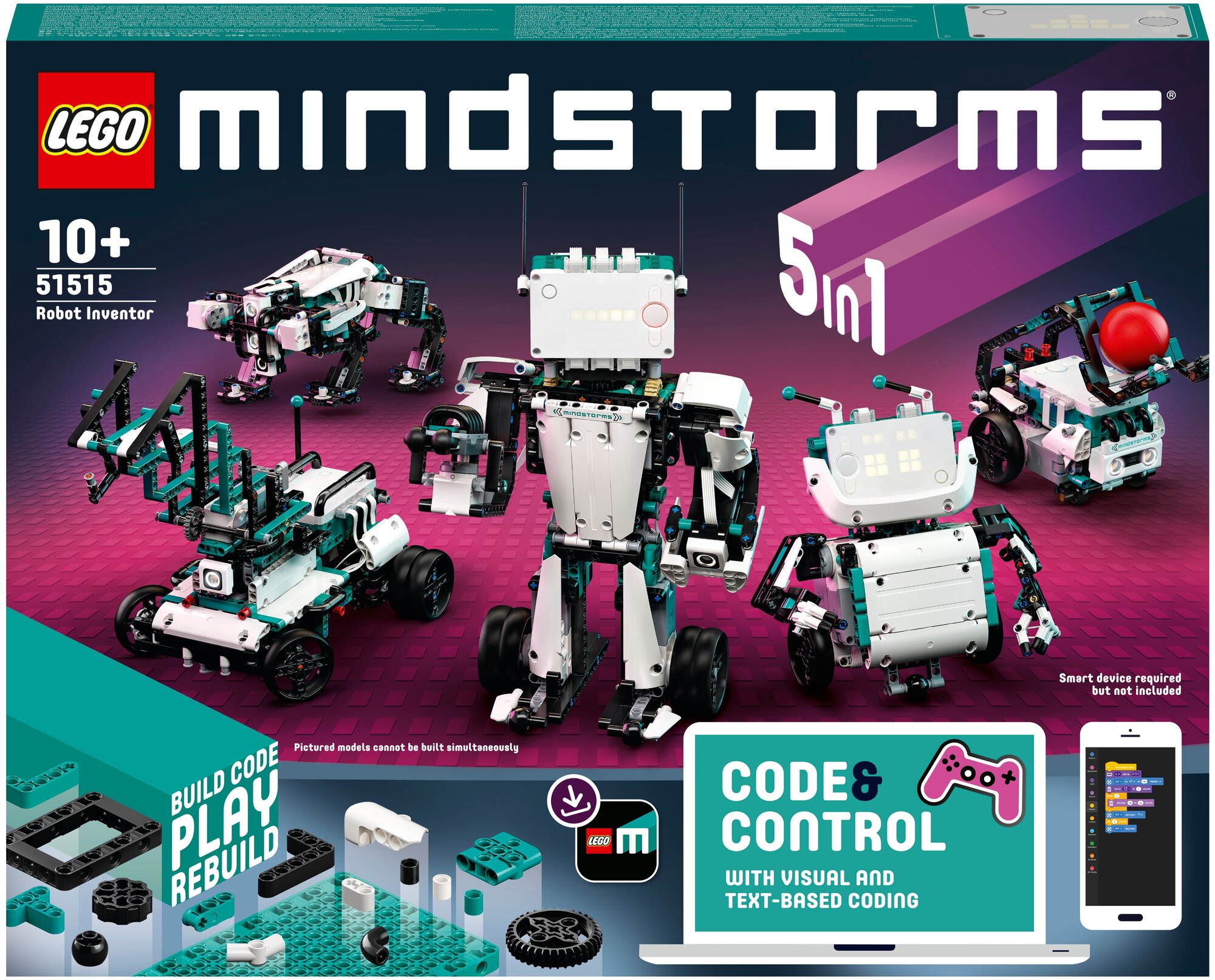 Конструктор LEGO 51515 MINDSTORMS Robot Inventor Робот-изобретатель