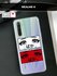 Чехол на Realme 6 / Реалми 6 с принтом "Красные глаза манга", прозрачный