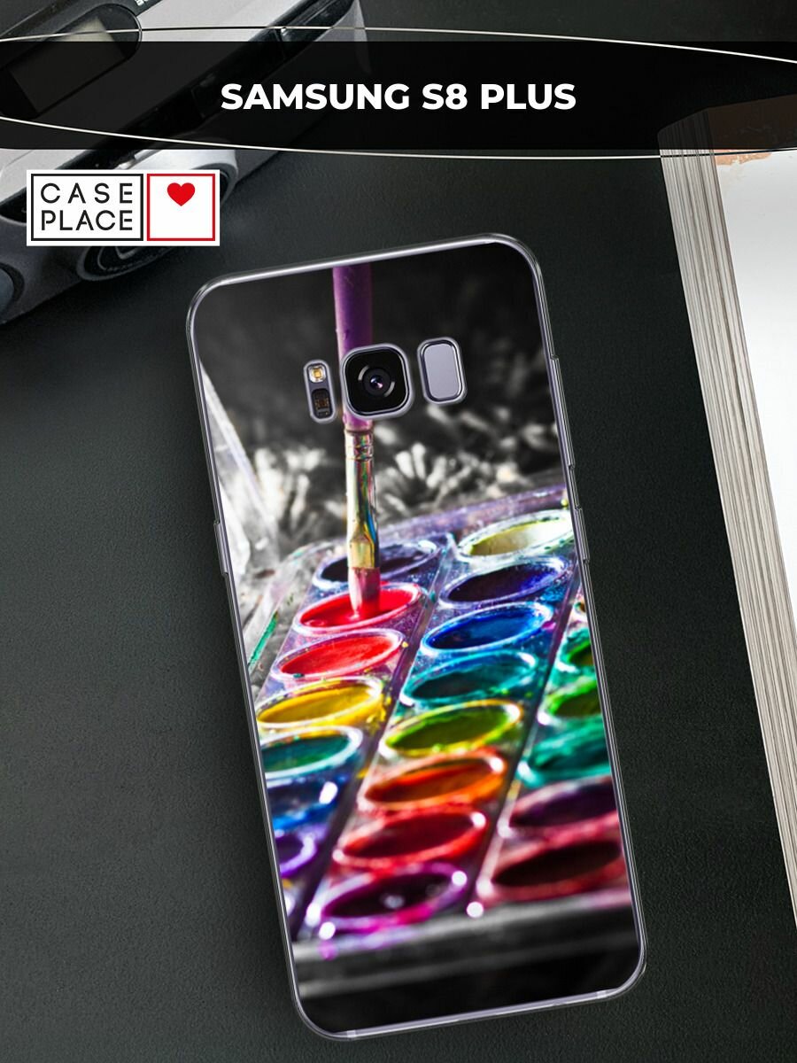 Чехол на Samsung Galaxy S8 + / Самсунг Галакси С8 Плюс с принтом "Палитра красок"