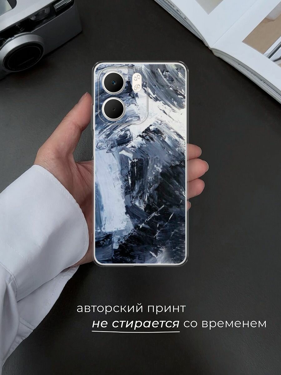 Чехол на Oppo A5x / Оппо А5x с принтом "Абстракция живопись" — фото 1