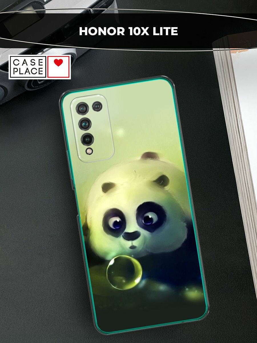 Чехол на Honor 10X Lite / Хонор 10X Лайт с принтом "Малыш панды"