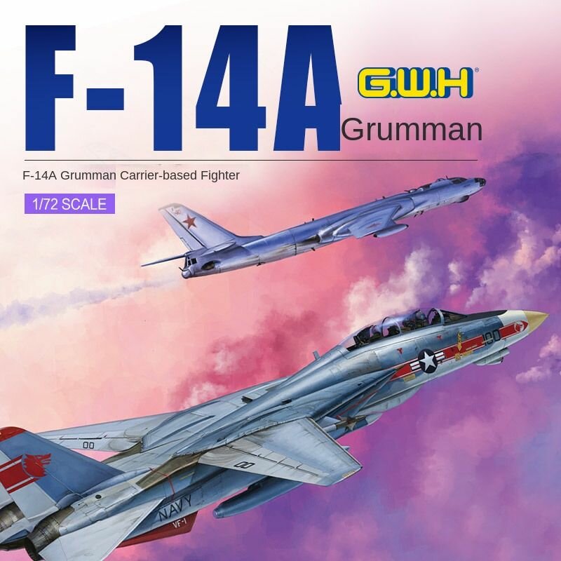 Great WaLL Hobby L7206 1/72 f-14 tomcat vf-1 woLf pack 2019 new modeL самолеты