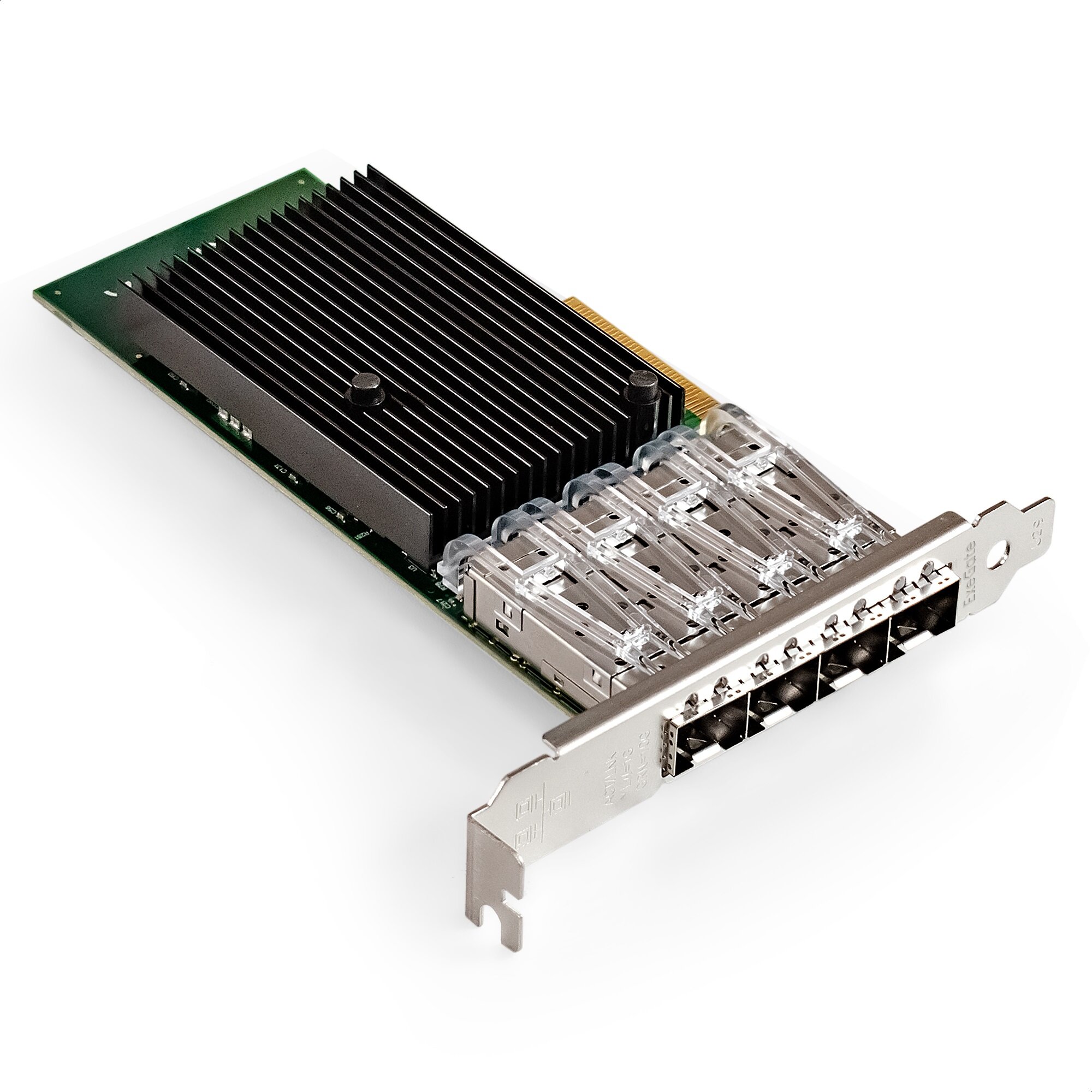 Сетевой адаптер ExeGate EXE-X710-4SFP+ (PCI-E x8 v.3, порты 4x SFP+, Quad 10Gb/s, Server NIC Chipset Intel FTXL710) EX299016RUS