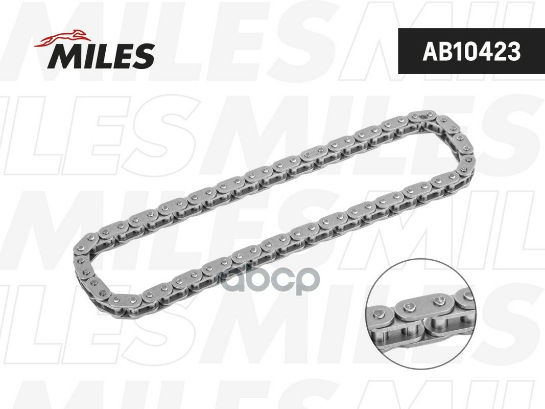 Цепь ГРМ, соответствует заводским допускам, применяется на Mazda CX-7. Miles арт. AB10423