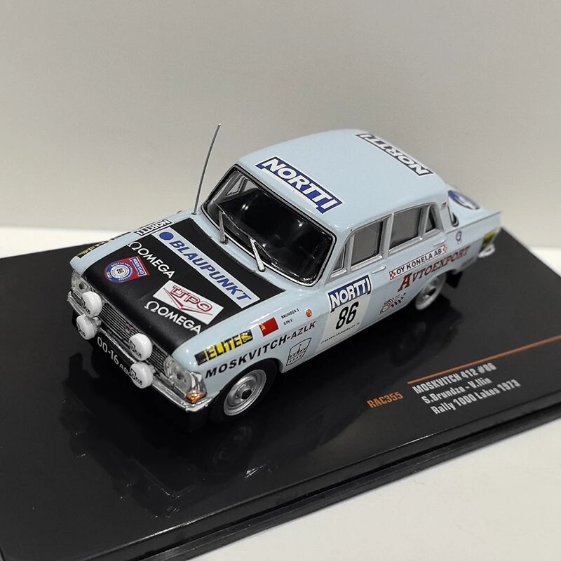 Модель автомобиля Москвич 412 WELLY 1:43