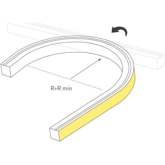 Лента герметичная Arlight MOONLIGHT-TOP-X280-16x16mm 24V Day4000 (10 W/m, IP67, 0,5m wire x1) (, Образец)