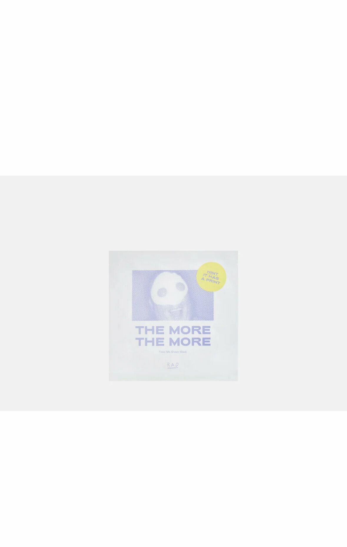 Маска тканевая RAD Feed Me Sheet Mask, для лица, питательная