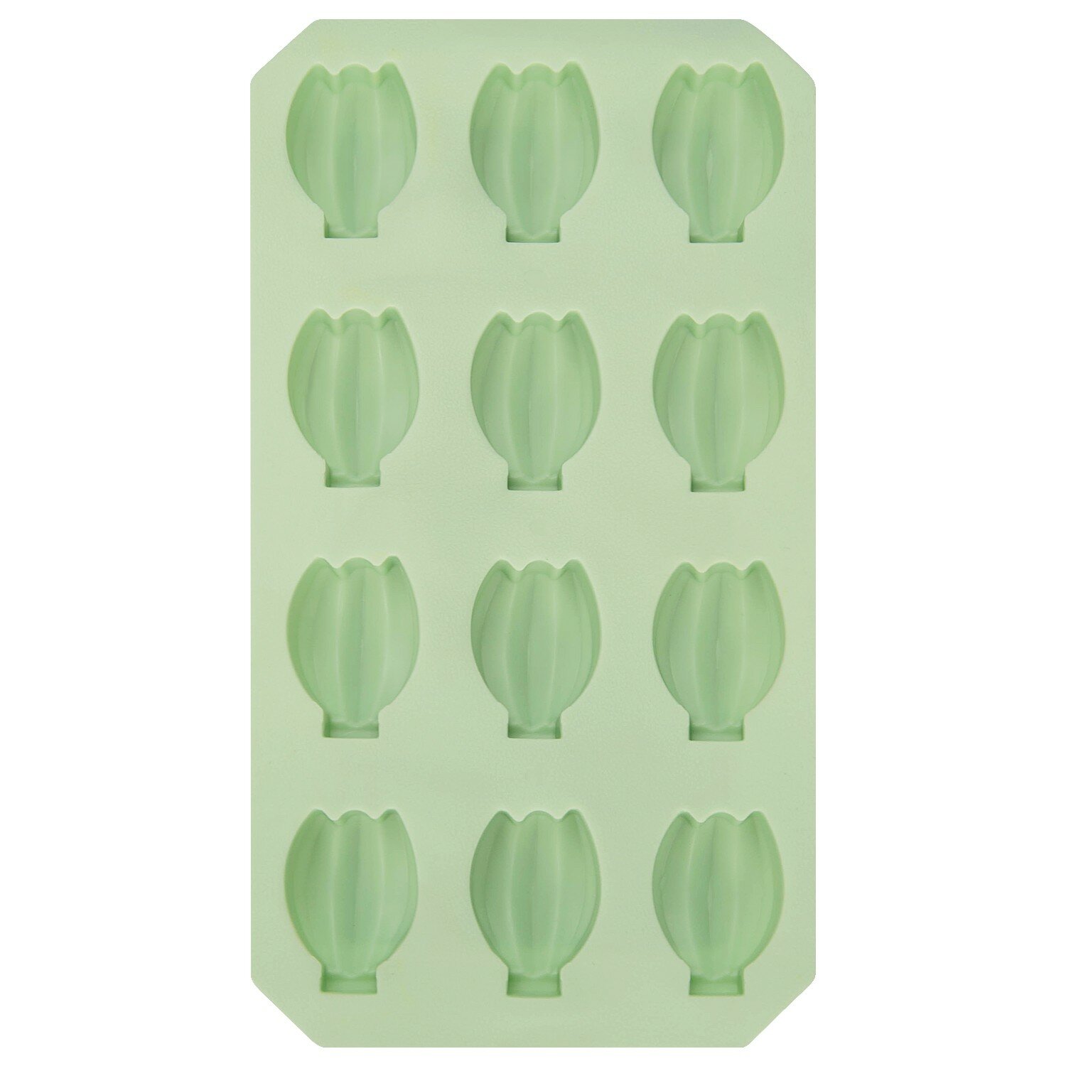 Форма для льда Тюльпан силиконоваямногоразовая ледяная формочка для напитков
