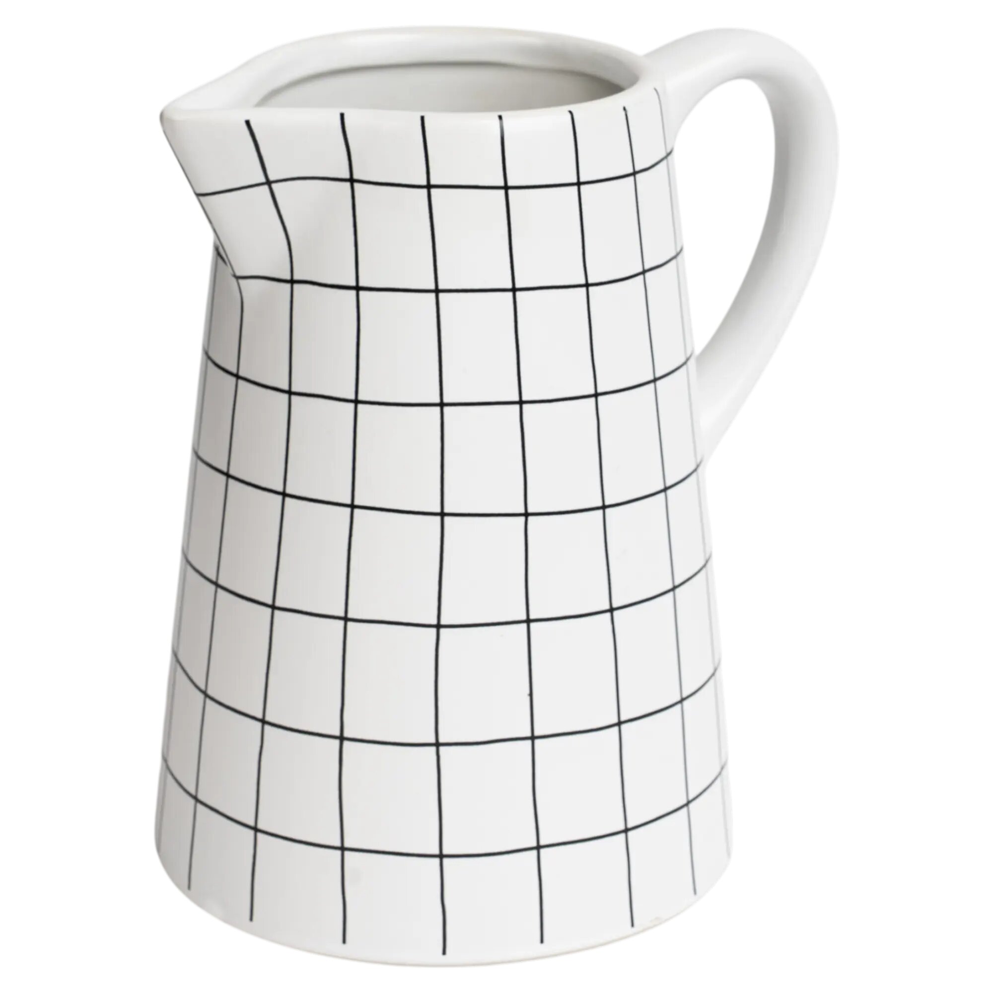 Vidage кувшин керамический 1.3 л белый цвет, посуда для подачи напитков на стол