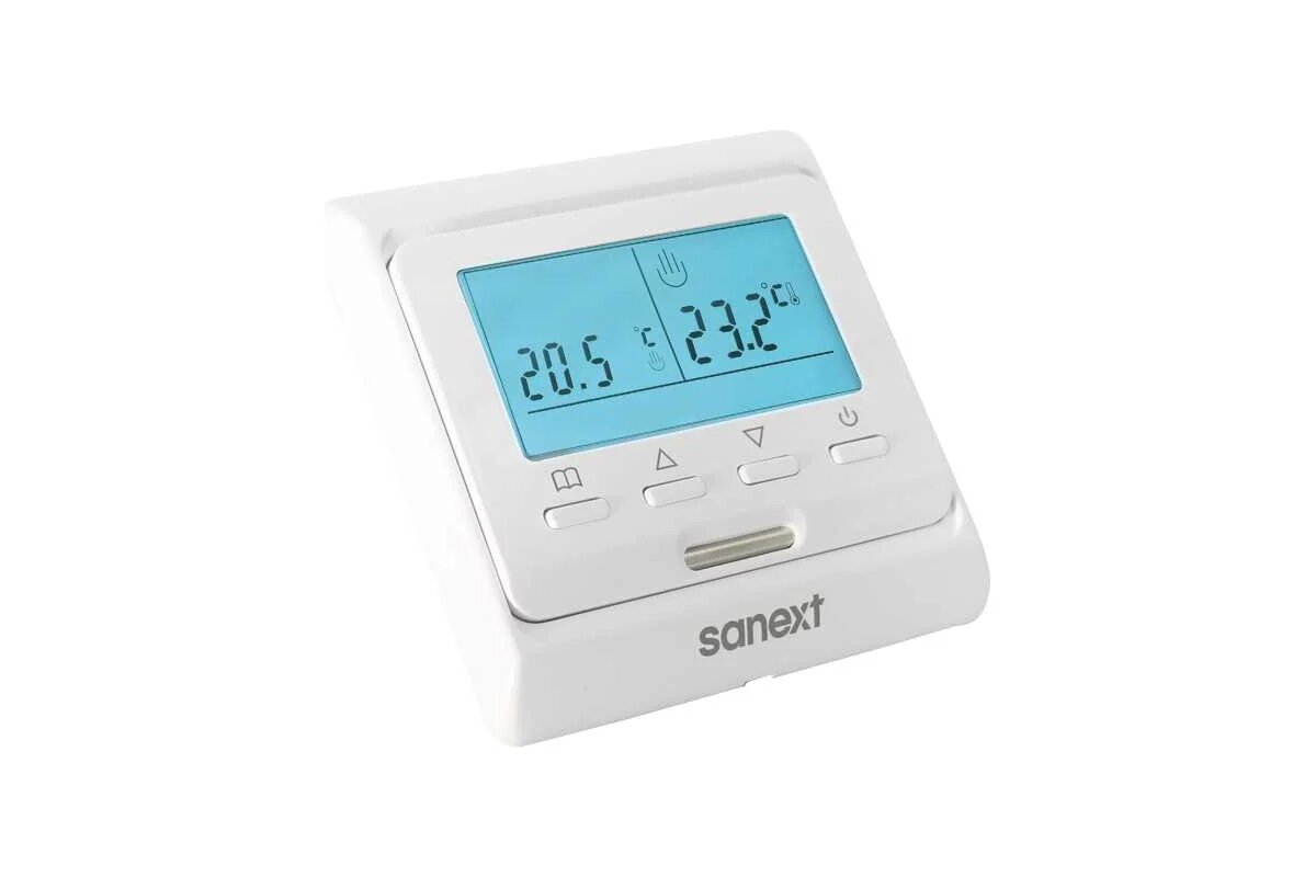 SANEXT 6989 Двухконтурный термостат для электрического и водяного тёплого пола