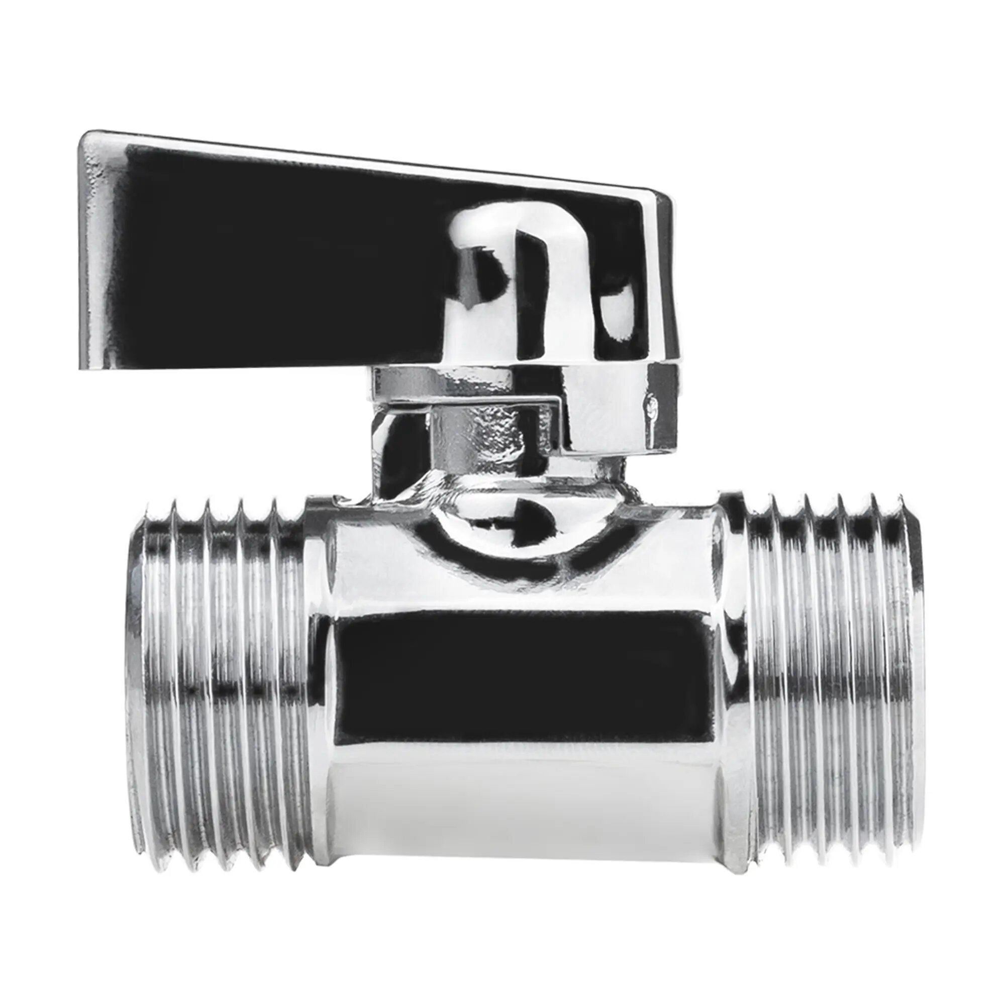 MPF кран шаровой прямой DN15 PN24 латунь НР 1/2" резьба, ручка флажок, для водопровода