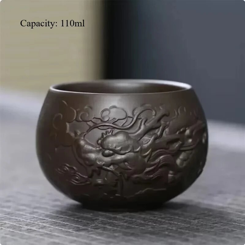 Ручная чашка из пурпурной глины NLSLASI