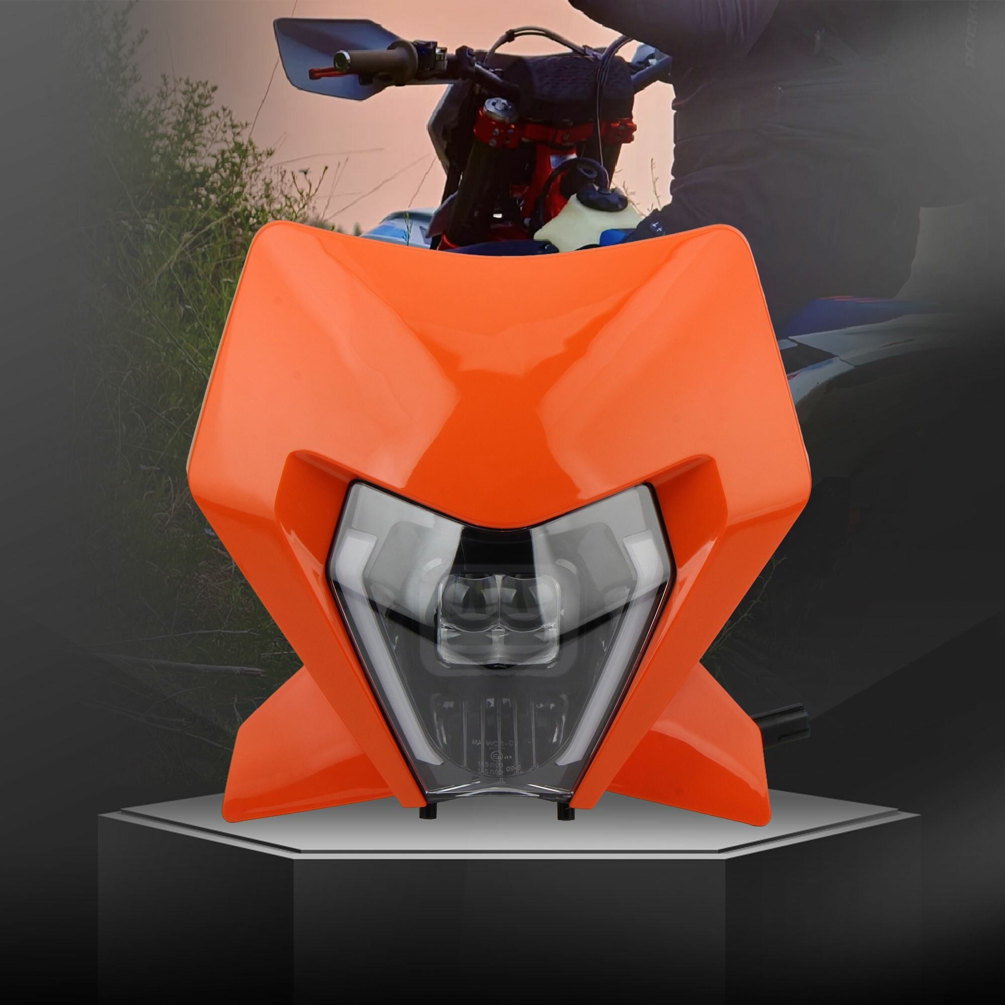 Обтекатель фары мотоцикла, эндуро внедорожная модификация мотоцикла for ktm kayo 2024