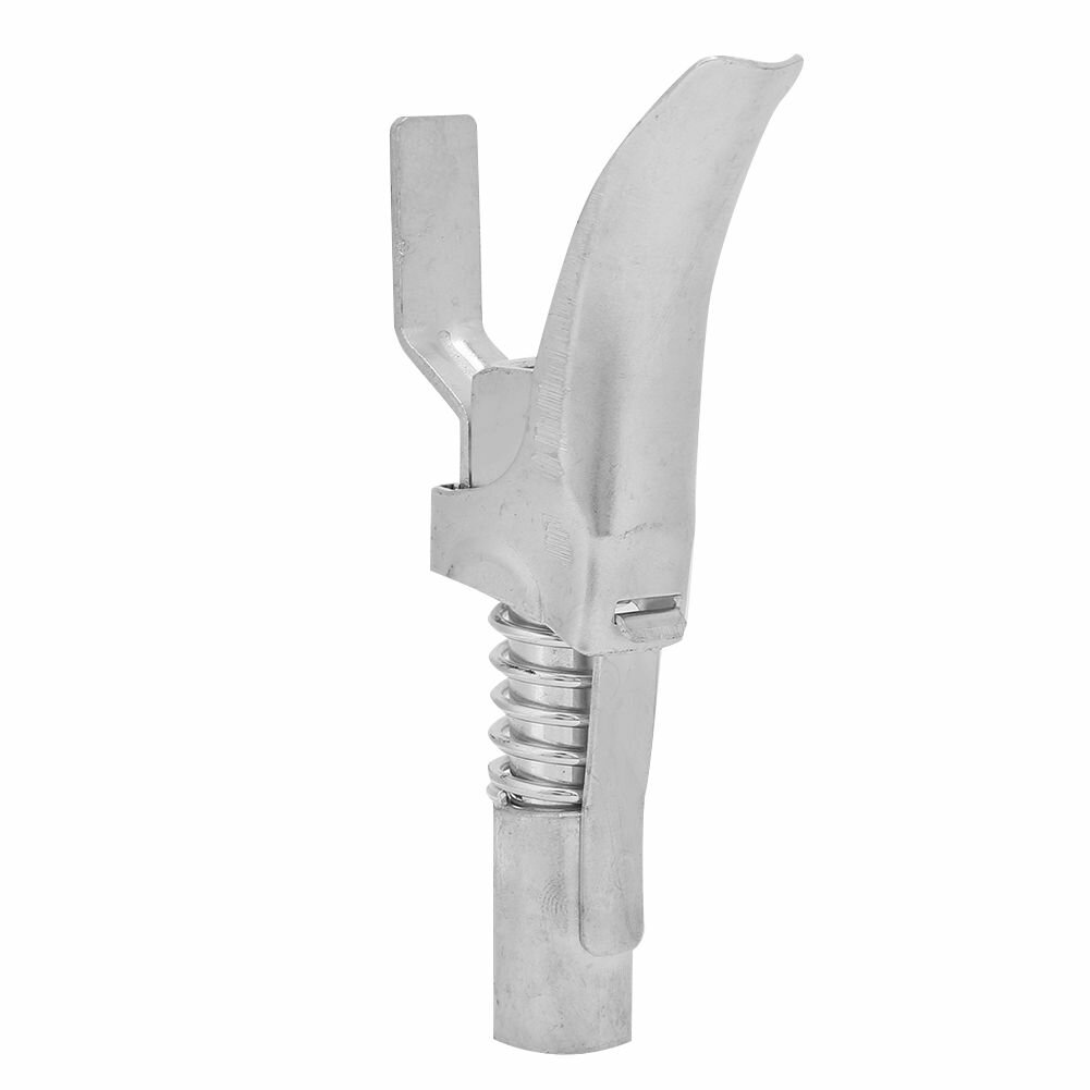 Быстросъемный зажим муфты для смазки высокого давления с фиксатором для смазочного пистолета