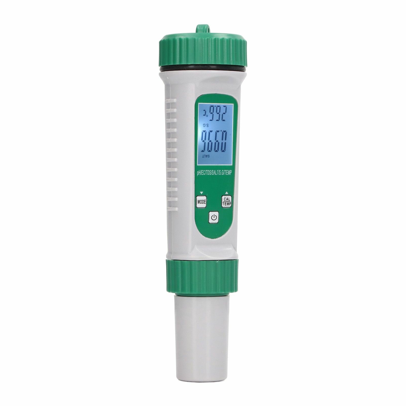 Тестер качества воды 6 в 1 PH EC TDS SALT SG TEMP с цифровым дисплеем