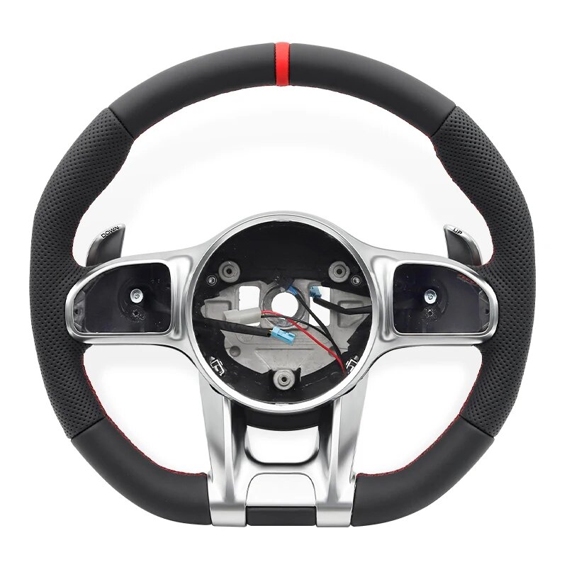 Автомобильный руль из углеродного волокна TOP для Mercedes Benz AMG AMG W204 W205 W211 W212 W222 W22 A/B/C/E/S/G/V Class Cls Glc Gle Gls G