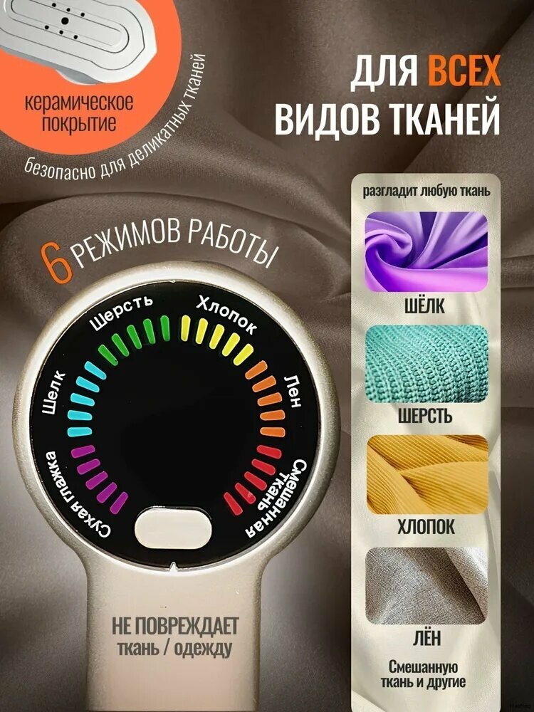 Вращающийся складной паровой бытовой ручной электрический утюг — фото 1