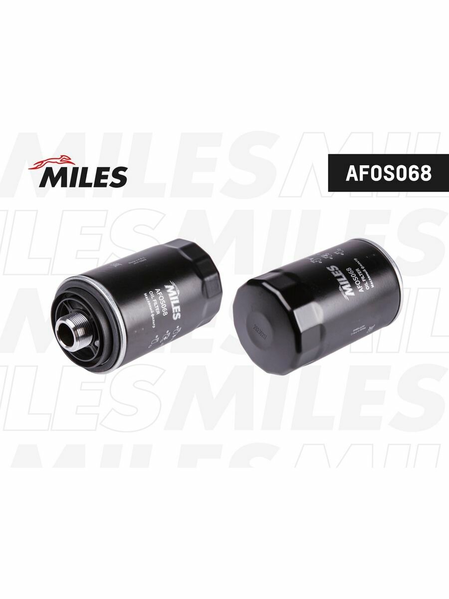 Фильтр масляный MILES AFOS068 для а/м Volkswagen Passat, AUDI A3 / Фольксваген Пассат, Ауди А3