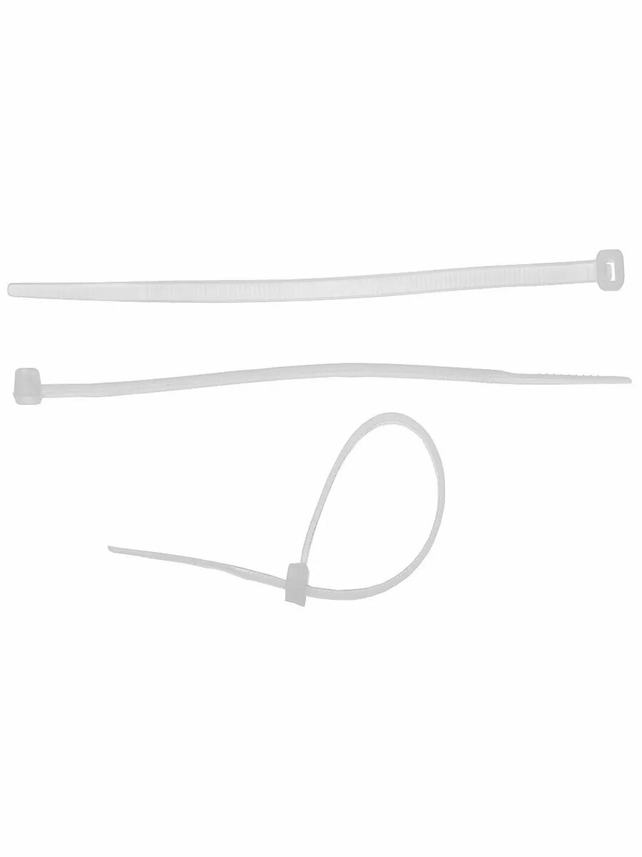 КС-Б2, 9 x 600 мм, нейлон РА66, 10 шт, белые, кабельные стя