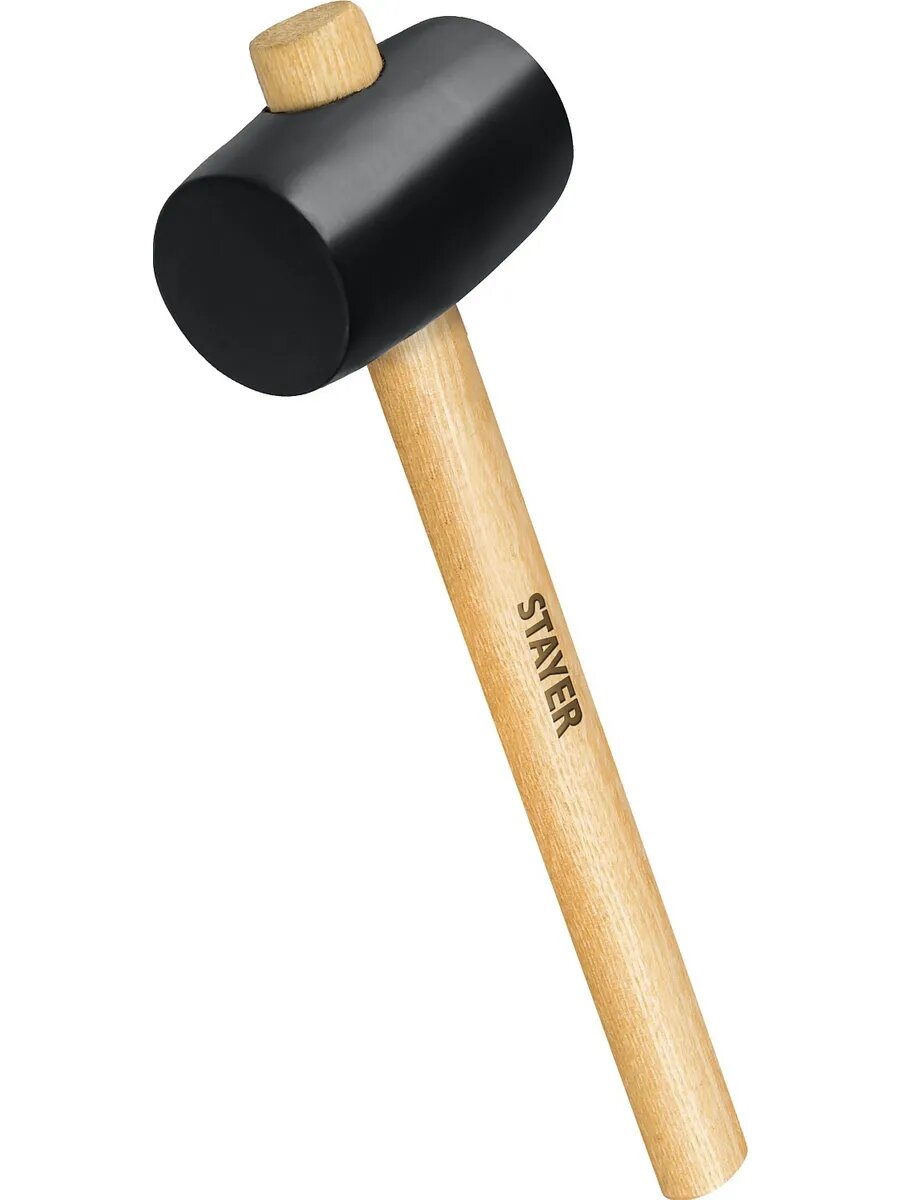 225 г, чёрная резиновая киянка