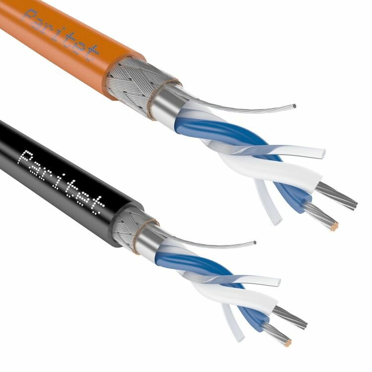 10м Кабель ParLan КИС-Пнг(А)-HF 1х2х0,60 для интерфейса RS-485, медь, безгалогенный, пр-во Паритет Россия (aнaлoг Belden 9841NH )