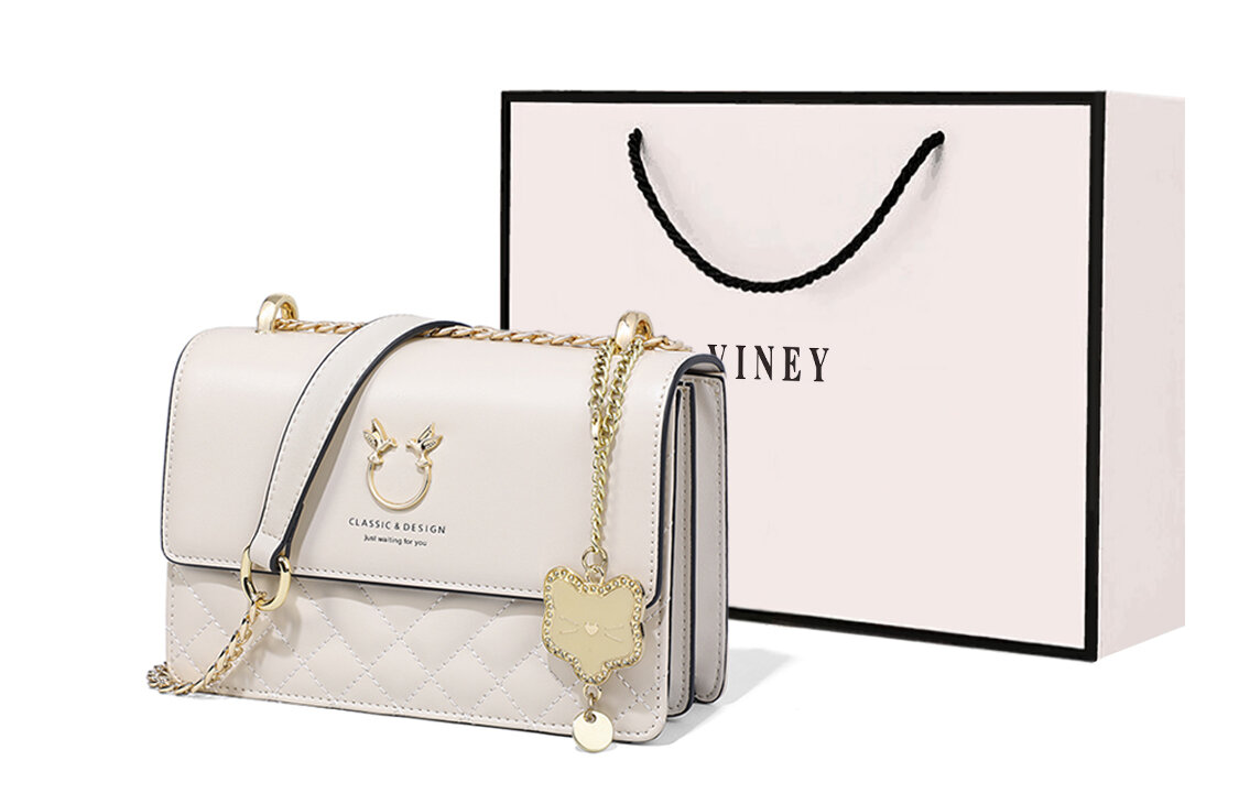 Сумка VINEY Кожаная маленькая квадратная сумка