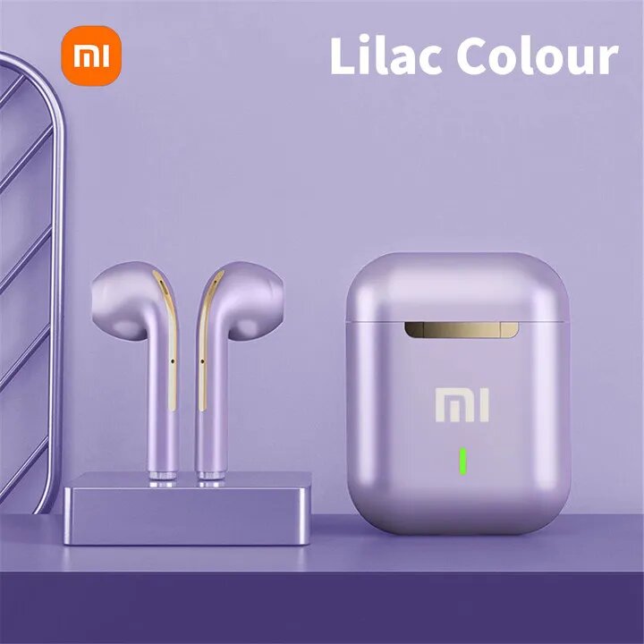 Беспроводные наушники Xiaomi J18, Hi-Fi стерео наушники-вкладыши с микрофоном, Bluetooth Touch, водонепроницаемые, с шумоподавлением, различные наушники, Purple
