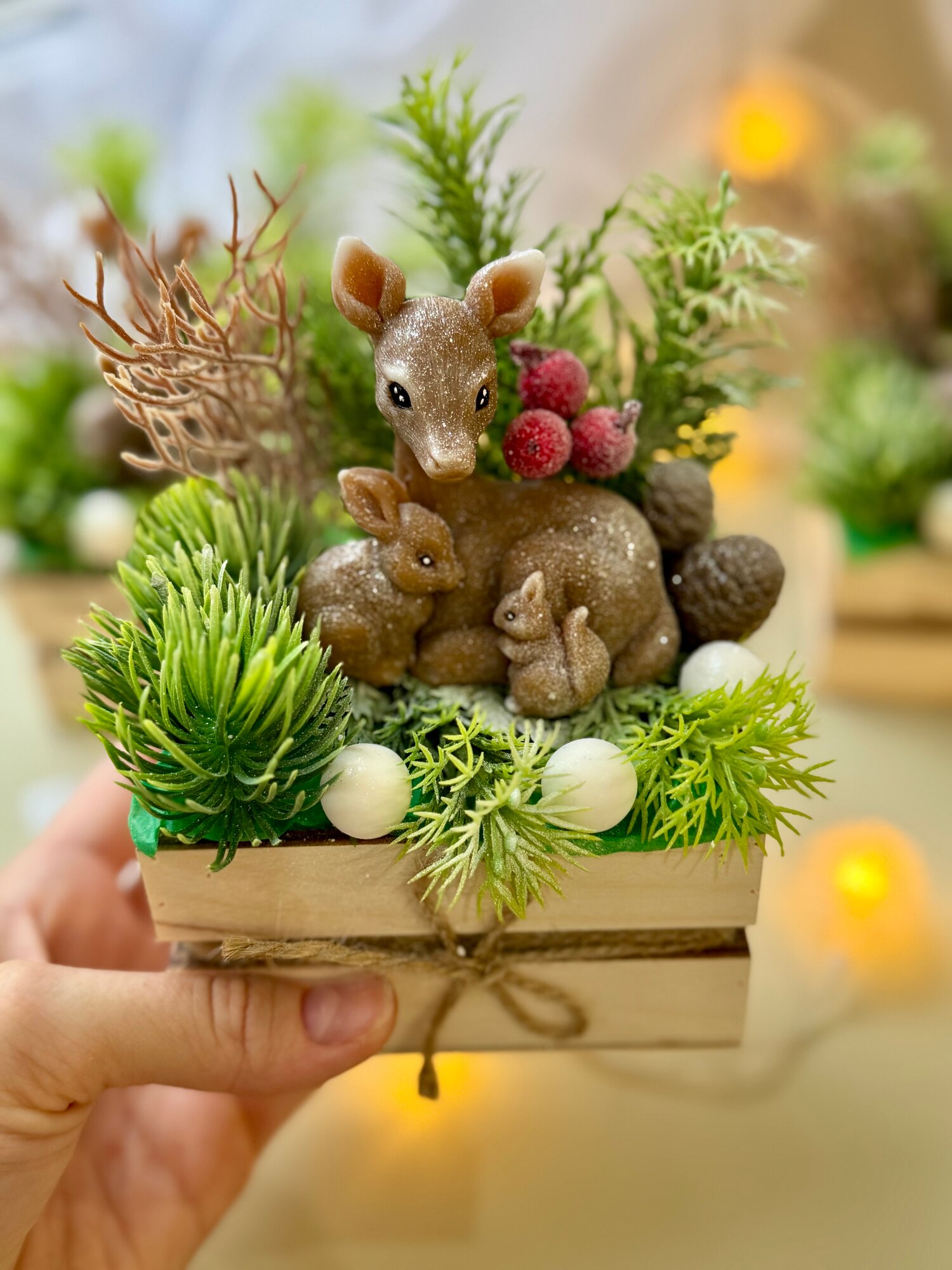 Букет из мыла ручной работы «Лесная сказка»