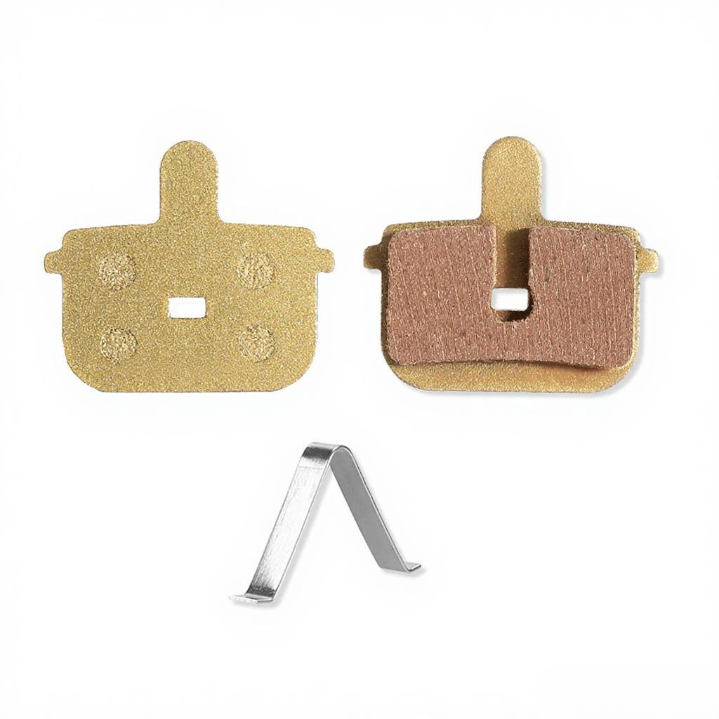 Тормозные колодки для дисковых тормозов велосипеда Медные полуметаллические колодки Износостойкие тормозные детали для горного велосипеда