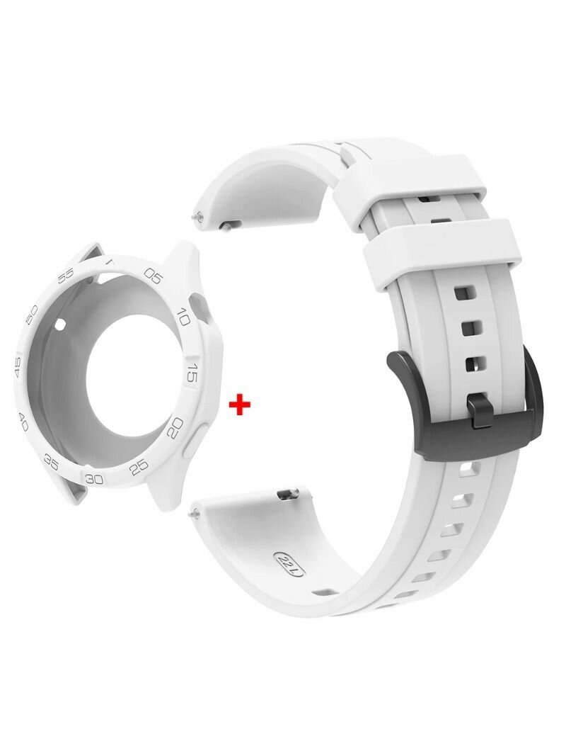 Силиконовый ремень + защитный корпус для Huawei Watch GT6 46 мм Smart Watch Band