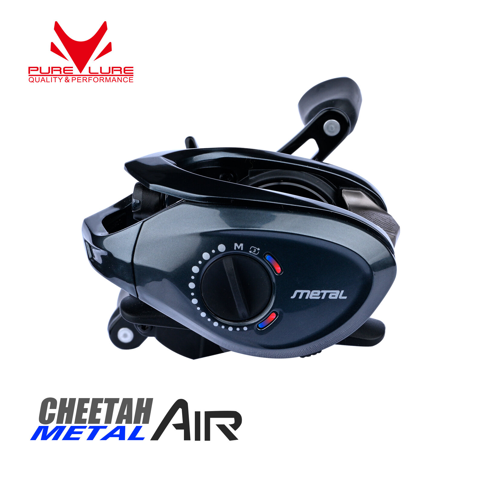 CHEETAH AIR Metal-Right Hand purelure CHEETAH AIR Metal Катушка, диаметр катушки: 28 мм